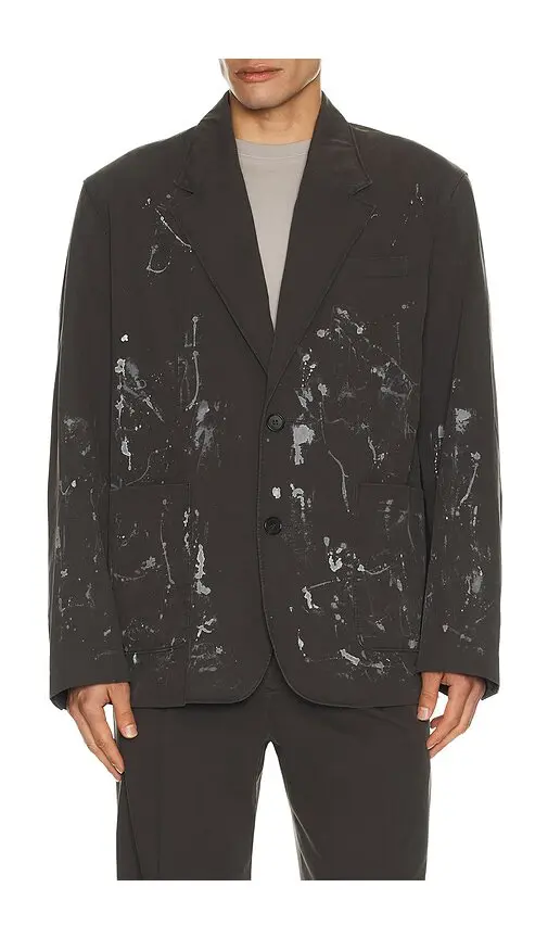 We11Done Painted Midweight Twill Blazer