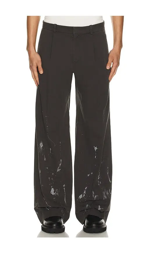 We11Done Painted Wide Leg Trousers