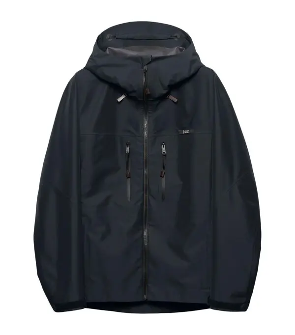 Prada Technical Fabric Hooded Jacket - Black