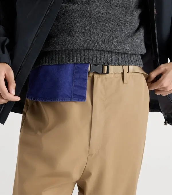 Prada Technical Wide-leg Trousers