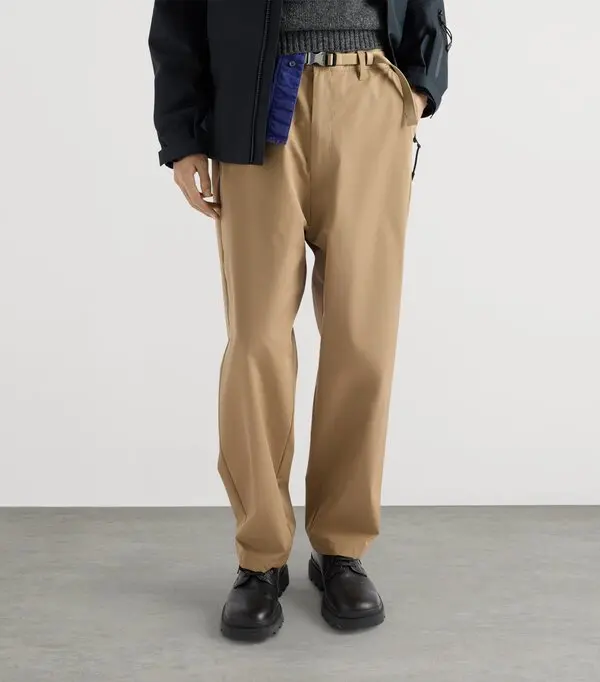 Prada Technical Wide-leg Trousers