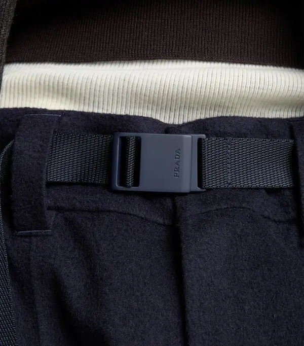 Prada Cashmere Technical Trousers