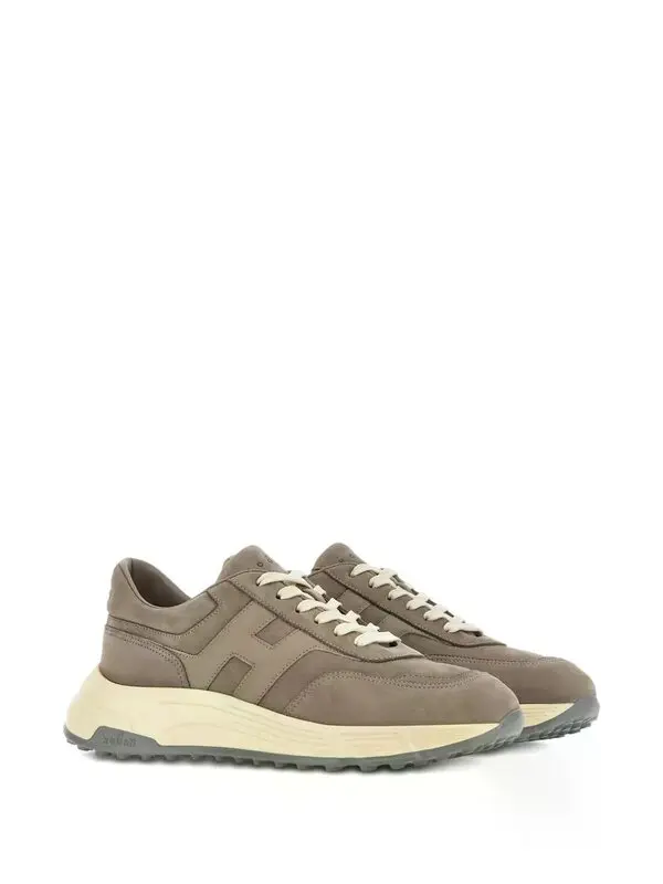 Hogan Hyperlight Logo-appliqué Sneakers - Brown