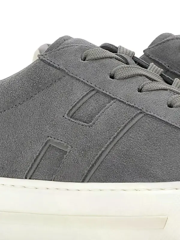 Hogan Logo Detail Lace-up Sneakers - Grey