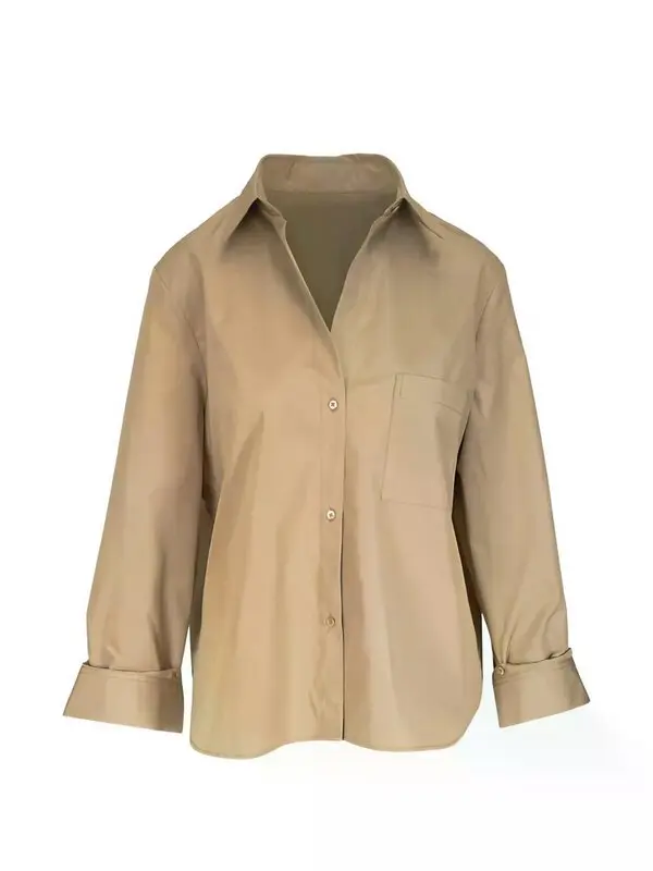 TWP Beige Long-sleeve Chest Pocket Shirt - Neutrals