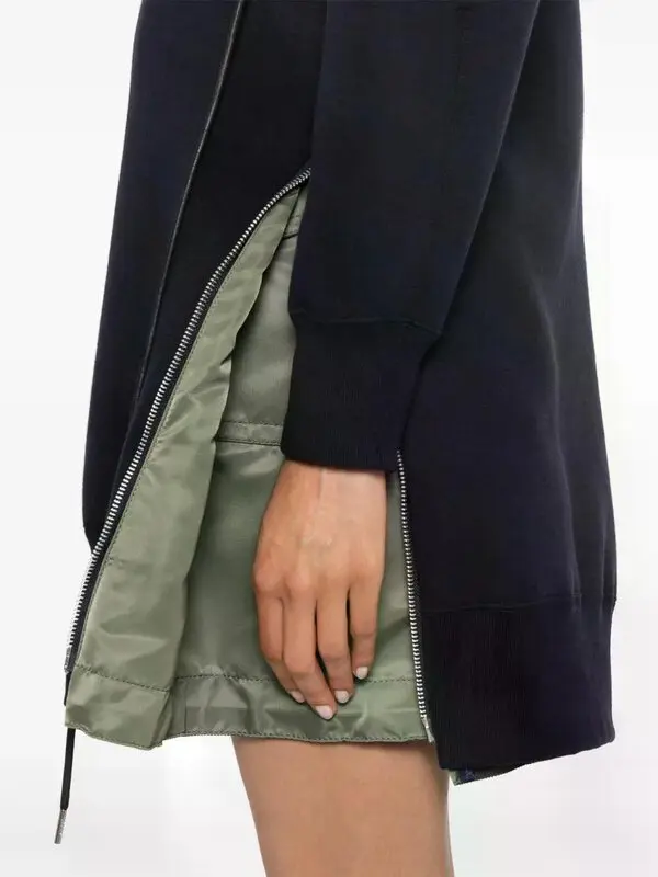 Sacai Paneled Mini Dress - Blue