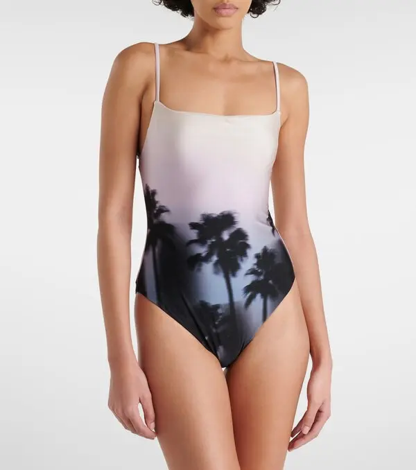 Simkhai Elenora Printed Swimsuit