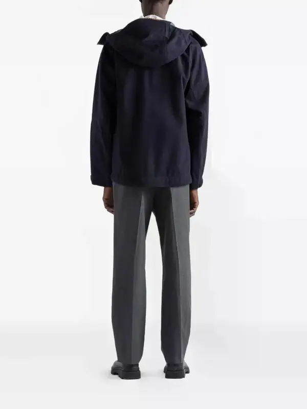 Prada Hooded Zip-up Jacket