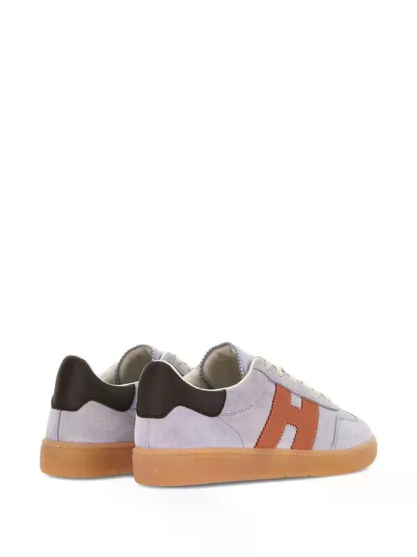 Hogan Suede Lace-up Sneakers - Purple