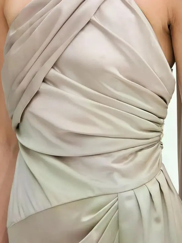 MARCIANO One-shoulder Draped Maxi Dress
