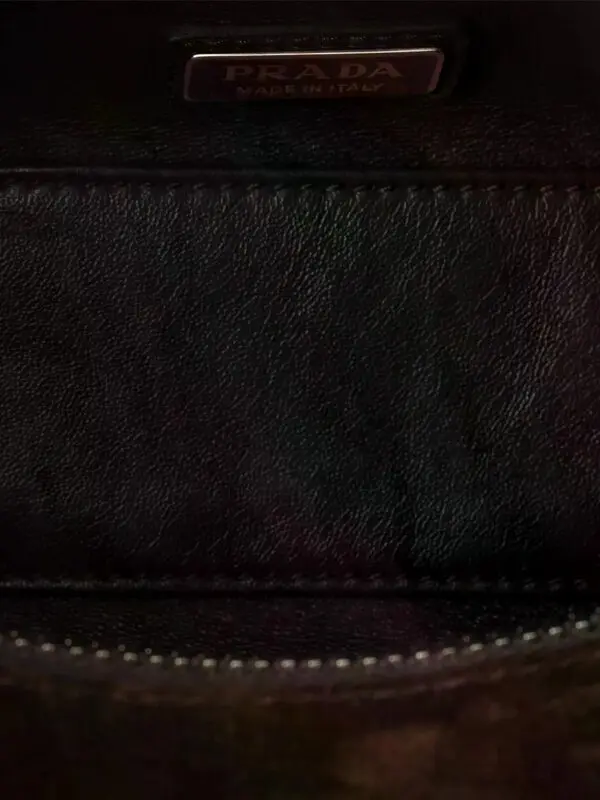 Prada Suede Leather Shoulder Bag