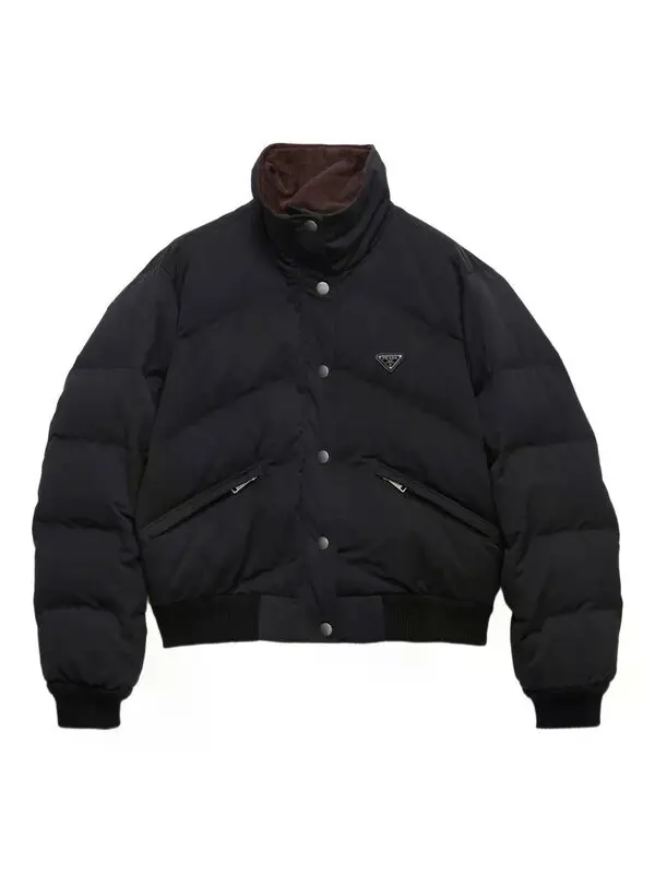 Prada Padded Logo Detail Jacket
