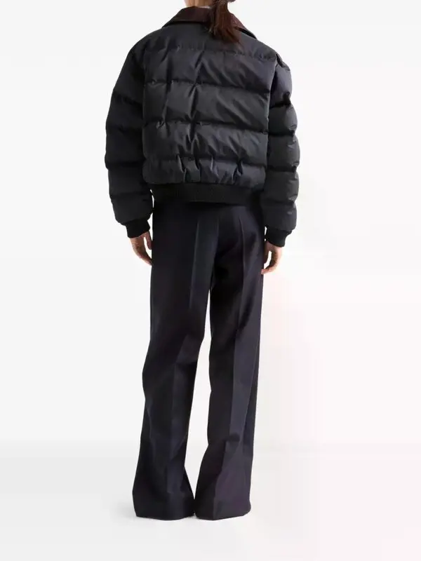 Prada Padded Logo Detail Jacket