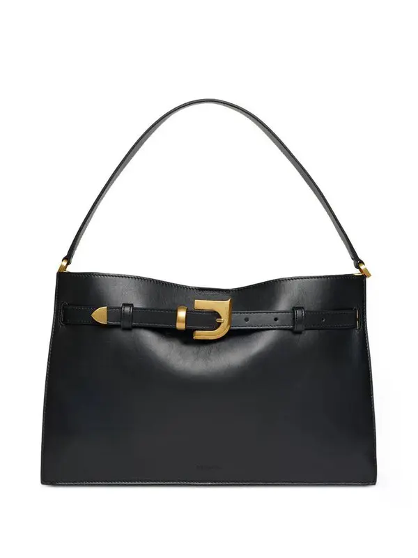 Nanushka Harmonica Buckle-detail Tote - Black