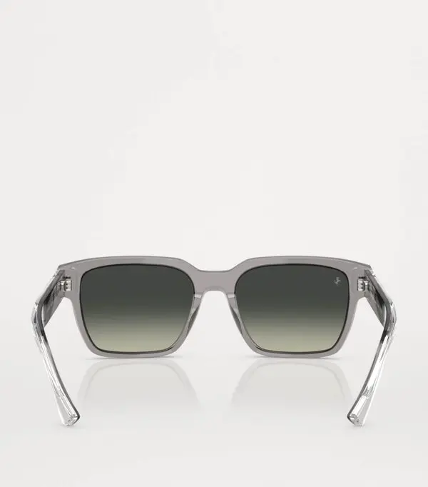 FERRARI Acetate Square Sunglasses - Grey