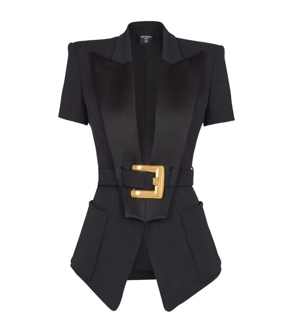 Balmain Virgin Wool Smoking Jacket