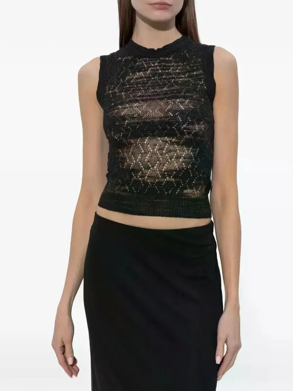 Dsquared2 Sleeveless Openwork Vest