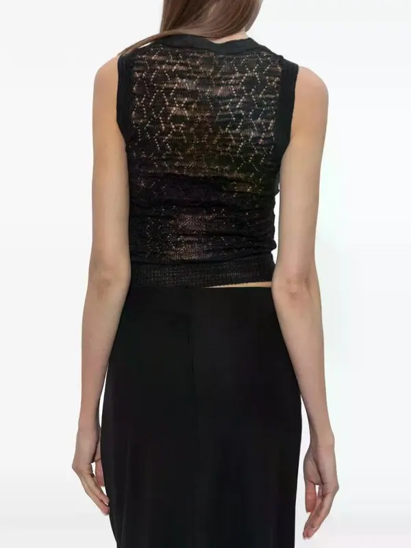 Dsquared2 Sleeveless Openwork Vest