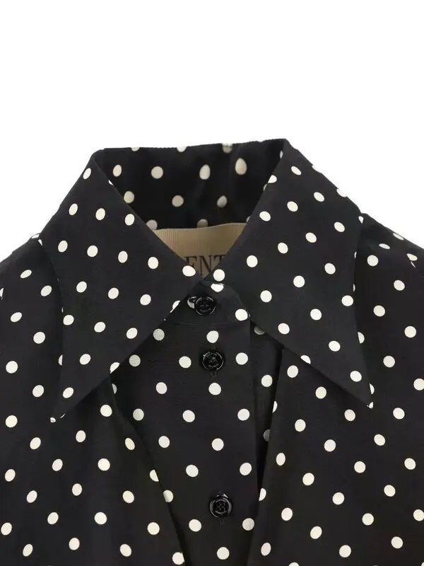 Valentino Garavani Polka Dot Silk Shirt