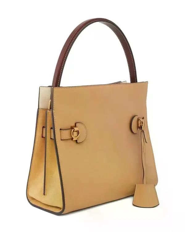 Tory Burch Small Lee Radziwill Tote Bag - Brown