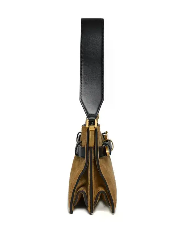 Nanushka Mini Harmonica Shoulder Bag - Neutrals