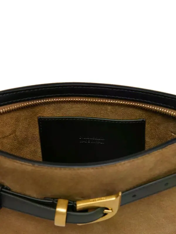 Nanushka Mini Harmonica Shoulder Bag - Neutrals