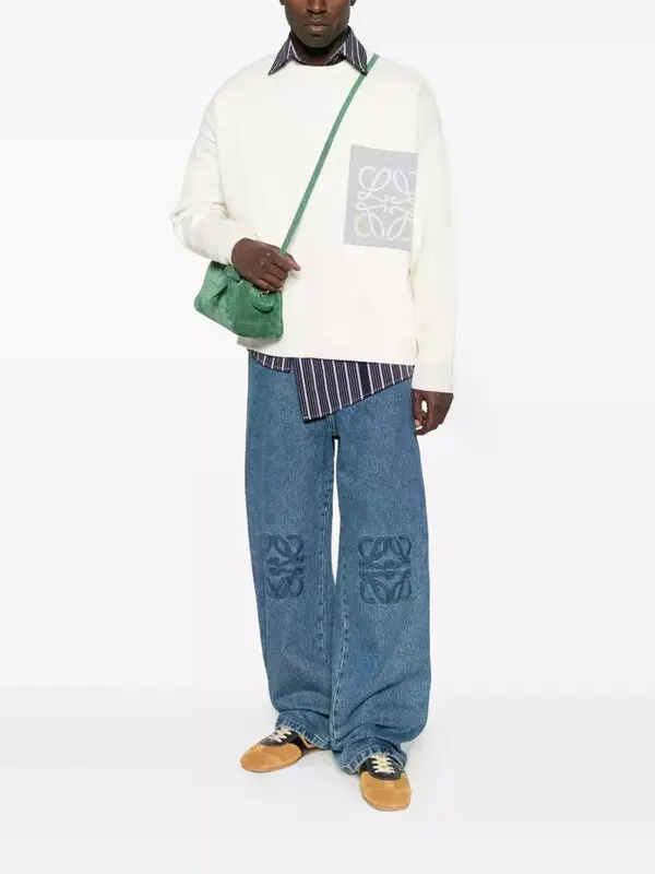 Loewe Anagram Patch Sweatshirt - Neutrals