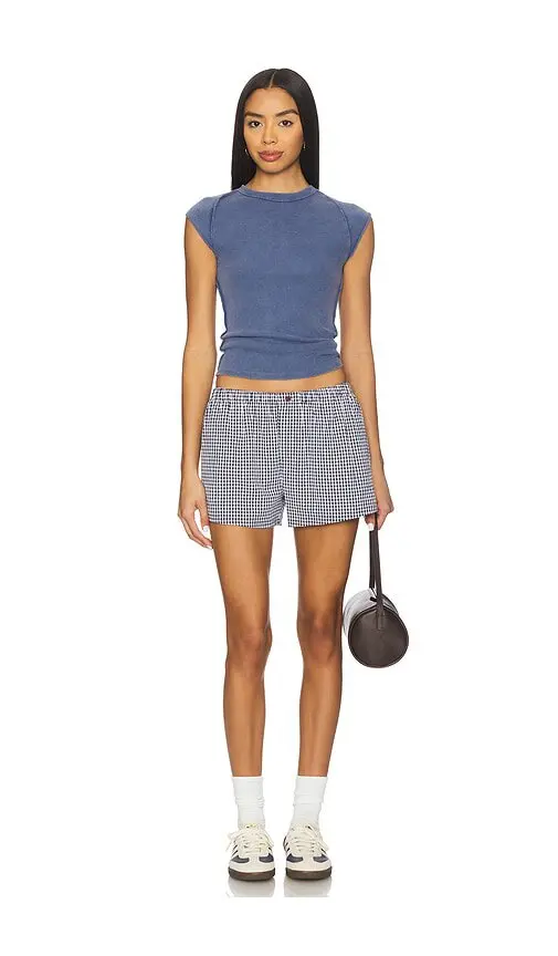 Free People X We The Free Ever Had Tee In Vintage Indigo - Blue