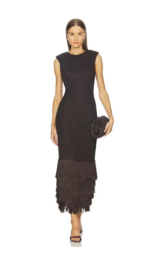 Aje Breeze Knit Midi Dress
