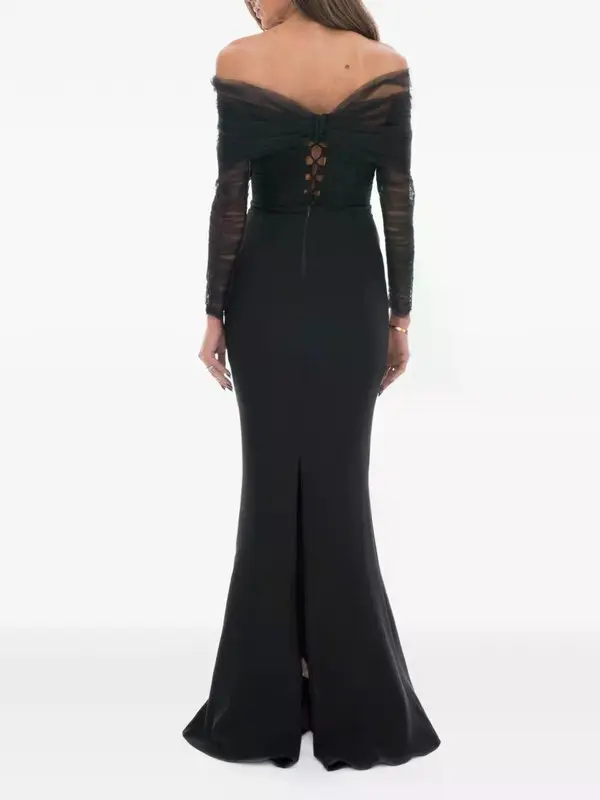ANA RADU Off-shoulder Tulle Gown