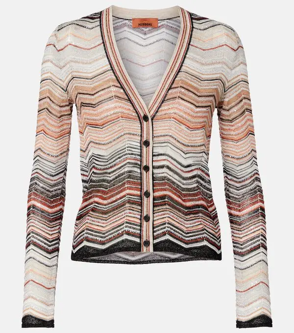 Missoni Zigzag Knit Cardigan - Multicoloured