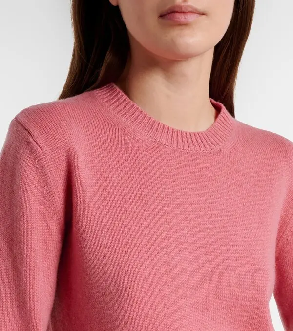 Max Mara Wool And Cashmere Crewneck Sweater - Pink