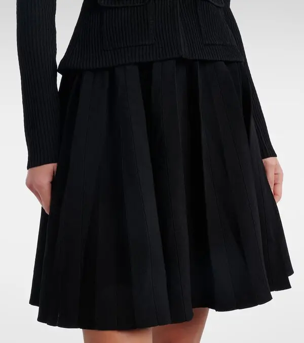 SELF-PORTRAIT Embellished Pleated Minidress