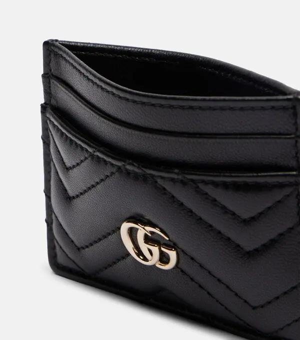 Gucci Gg Leather Card Holder