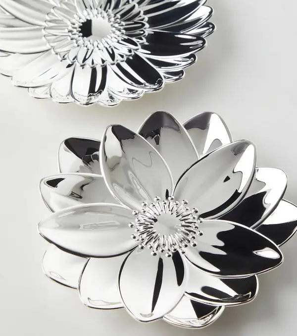 Christofle L'herbier Lotus -plated Bowl