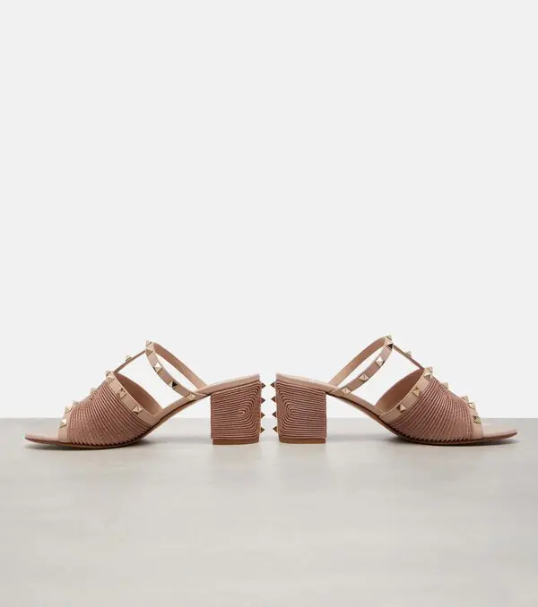 Valentino Garavani Rockstud 60 Leather Mules