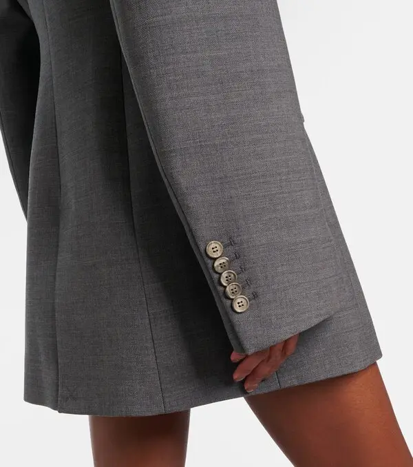 Wardrobe.NYC Peplum Virgin Wool Blazer