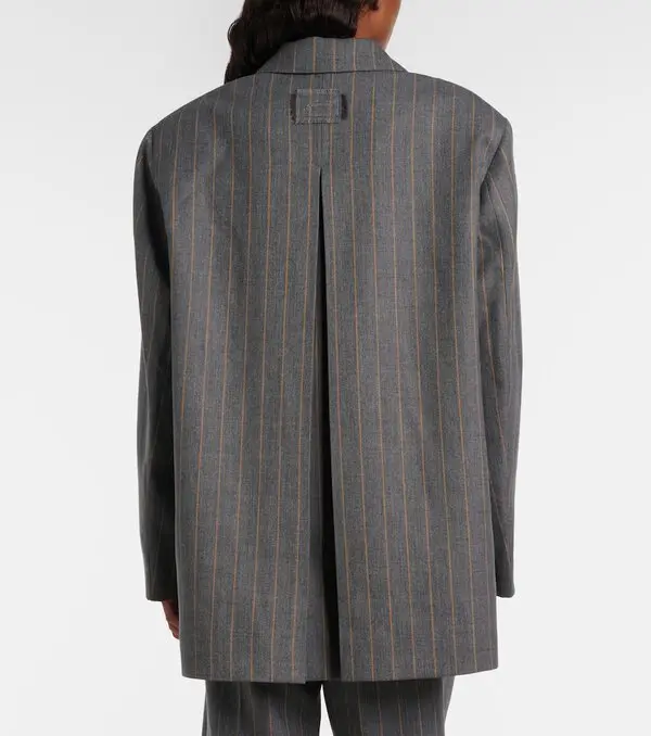 GANNI Pinstripe Blazer