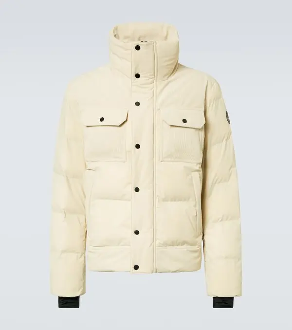 Fusalp Carlo Corduroy-trimmed Ski Jacket - White