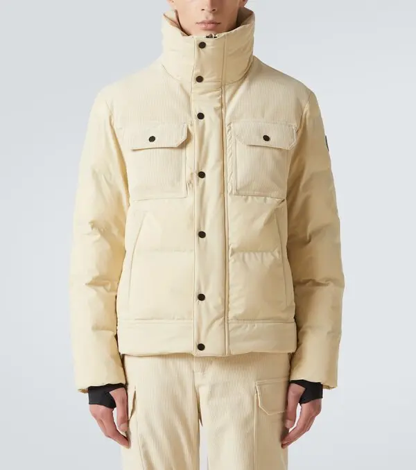 Fusalp Carlo Corduroy-trimmed Ski Jacket - White