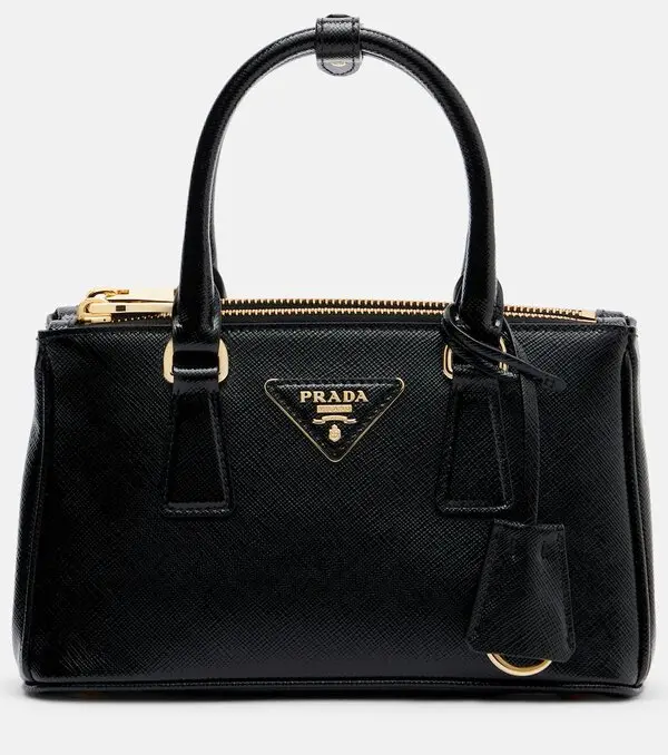 Prada Galleria Leather Top-handle Bag - Black