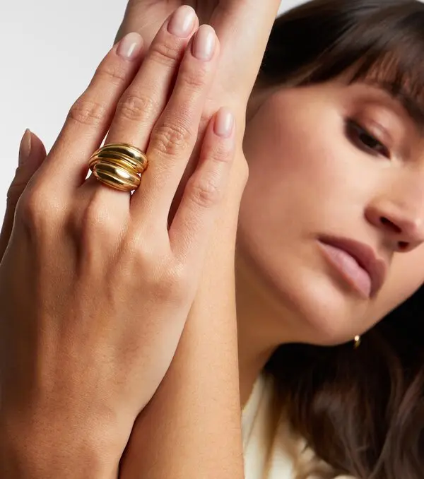 PAMELA ZAMORE 18kt Yellow Hug Ring
