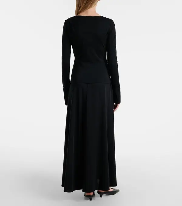 Max Mara Stilla Virgin Wool Maxi Skirt
