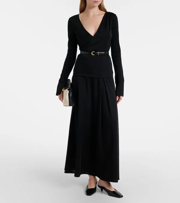 Max Mara Stilla Virgin Wool Maxi Skirt