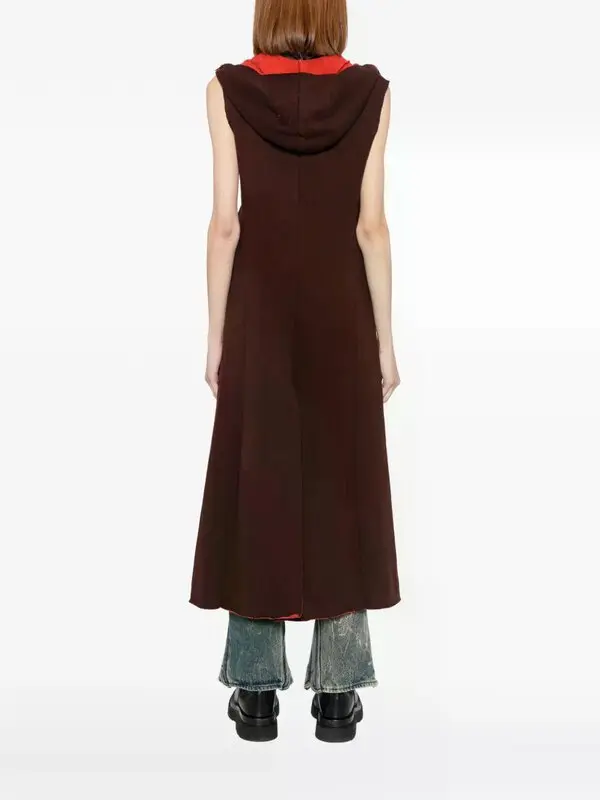 MA+ Sleeveless Hooded Maxi Vest