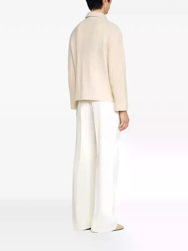 Sandro Knit-effect Zip-up Jacket
