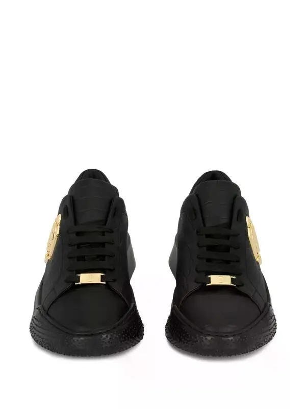 Philipp Plein Croc Effect Godzilla Runner Sneakers