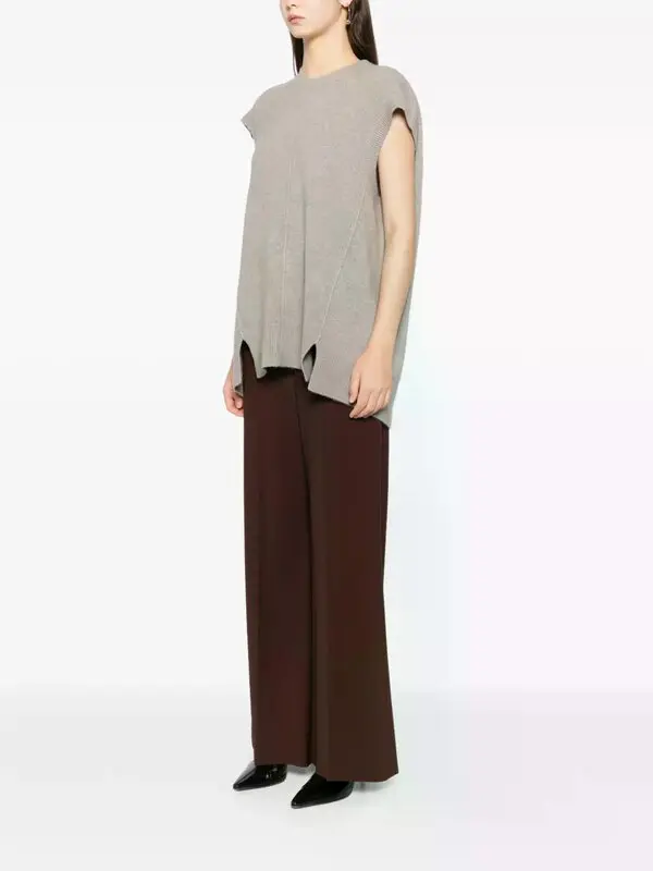 Helmut Lang Asymmetric Hem Brushed Vest