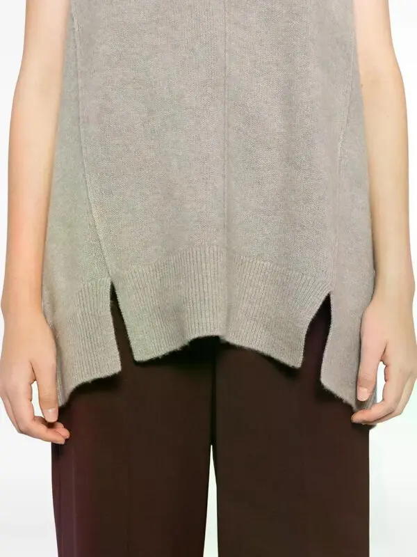 Helmut Lang Asymmetric Hem Brushed Vest
