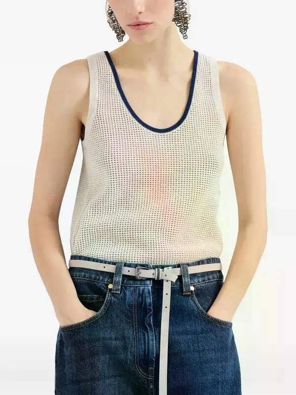 Brunello Cucinelli Net Knit Top